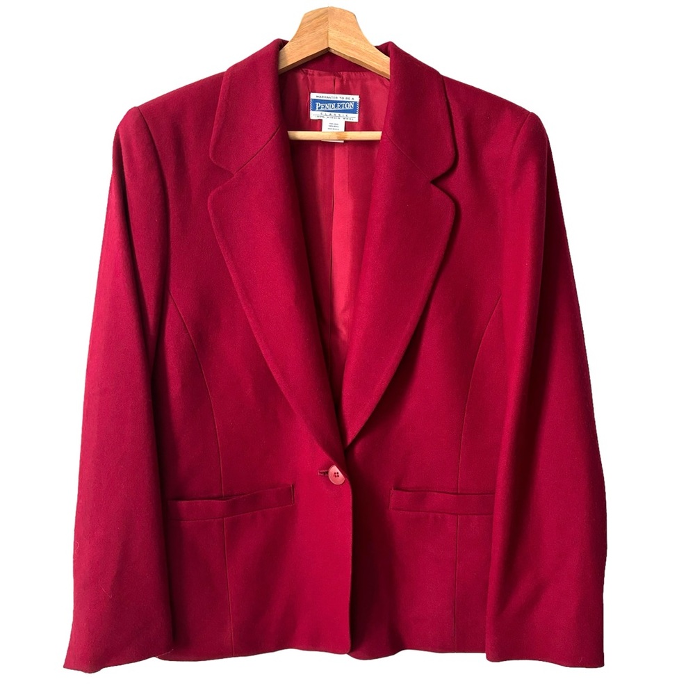 Pendleton Vintage 100% Virgin Wool Classic Blazer Jac… - Gem